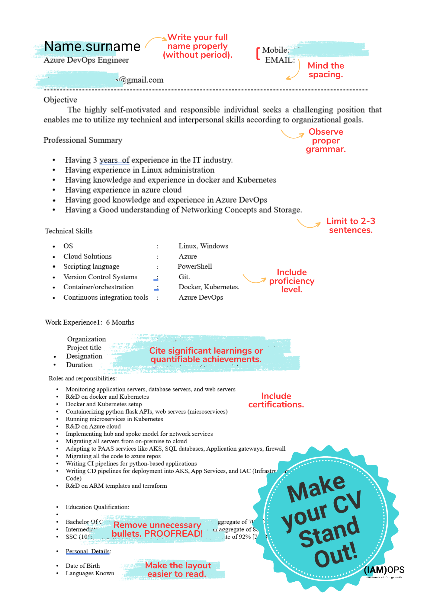 Make your DevOps Resume Standout with these tips – I-TARA